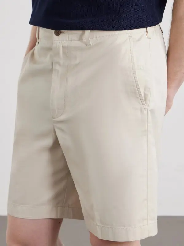 Dunhill Straight-leg Cotton Gabardine Chino Shorts