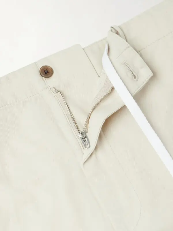 Dunhill Straight-leg Cotton Gabardine Chino Shorts