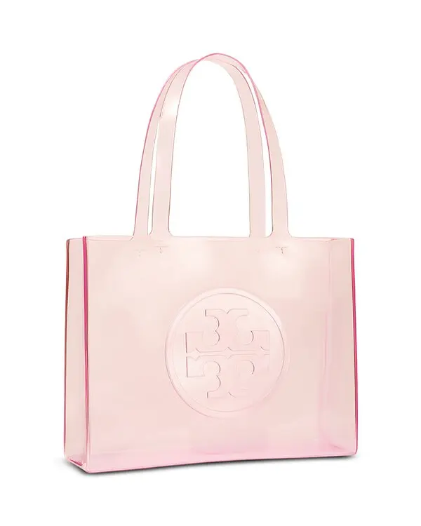 Tory Burch Ella Small Clear Tote - Flamingo Pink