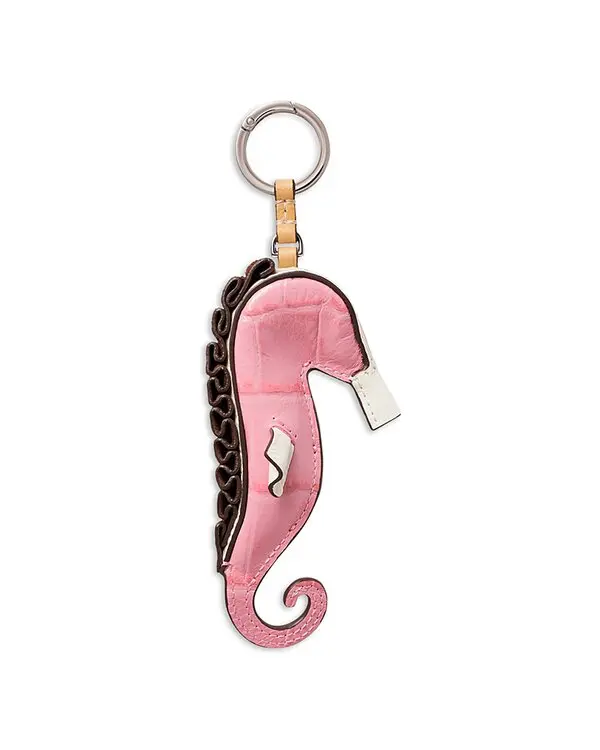 Tory Burch Seahorse Key Fob - Rose Sunset