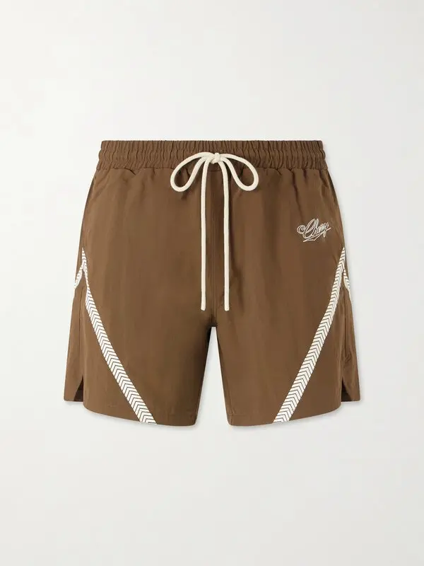 CHERRY LOS ANGELES Straight-leg Logo-print Woven Shorts