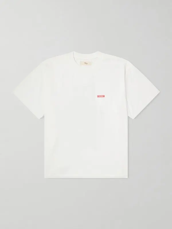 CHERRY LOS ANGELES Logo-print Cotton-jersey T-shirt
