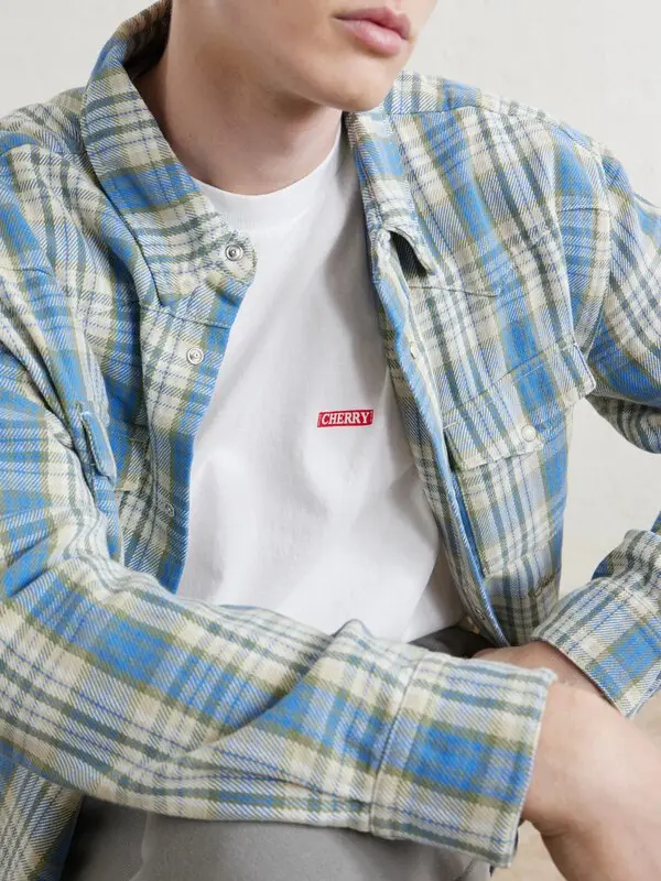 CHERRY LOS ANGELES Logo-print Cotton-jersey T-shirt