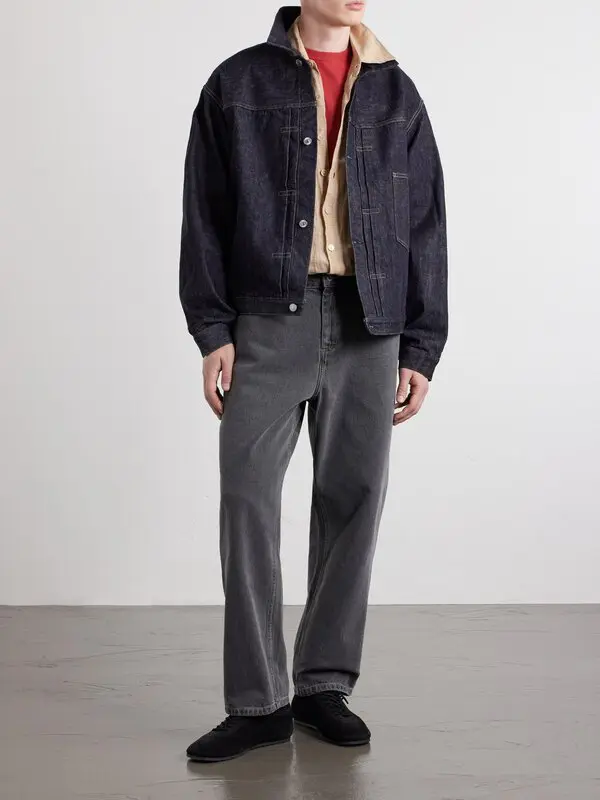 Folk Barrel-leg Jeans