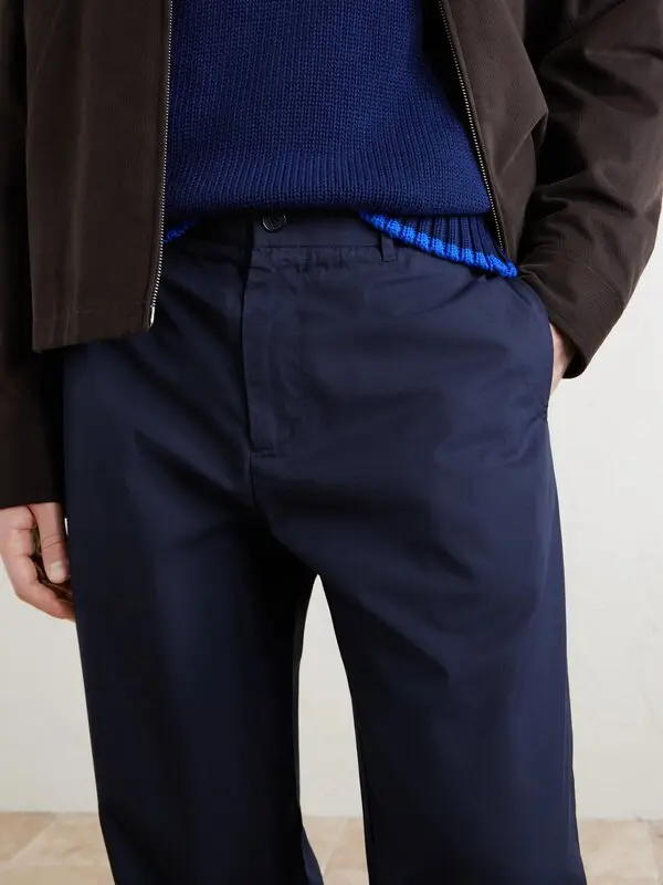 Nn07 Brendan 10042 Straight-leg Organic Cotton-blend Chino