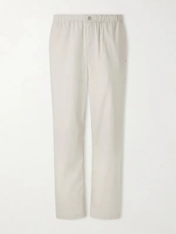 Aimé Leon Dore Wide-leg Cotton Trousers - Gray