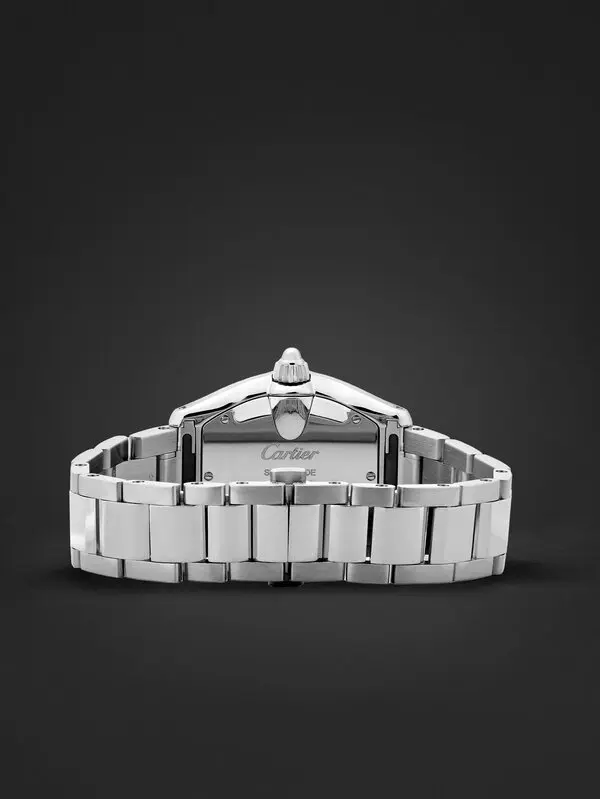 Cartier Roadster Automatic Stainless Steel And Rubber Watch