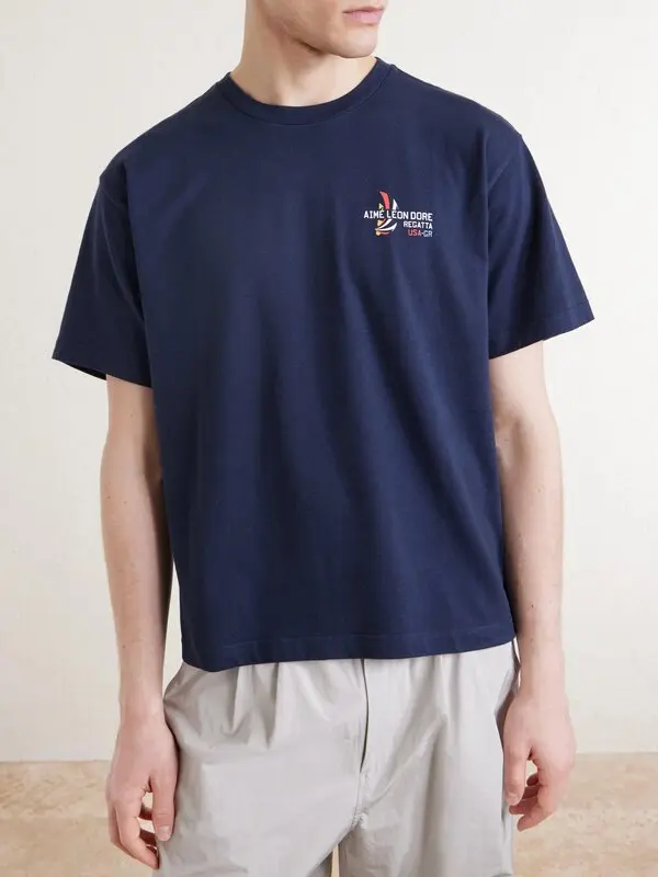 Aimé Leon Dore Printed Cotton T-shirt