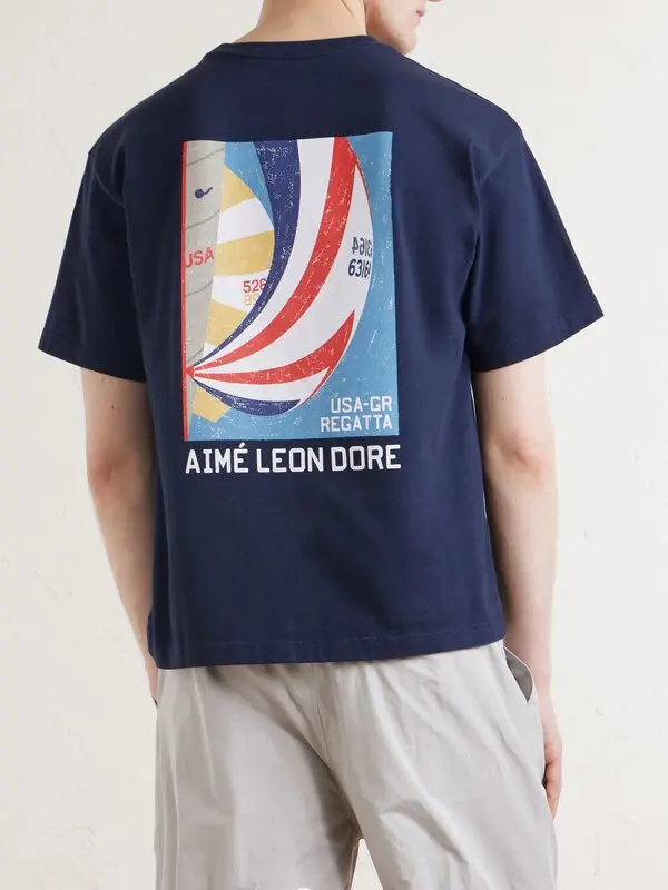 Aimé Leon Dore Printed Cotton T-shirt