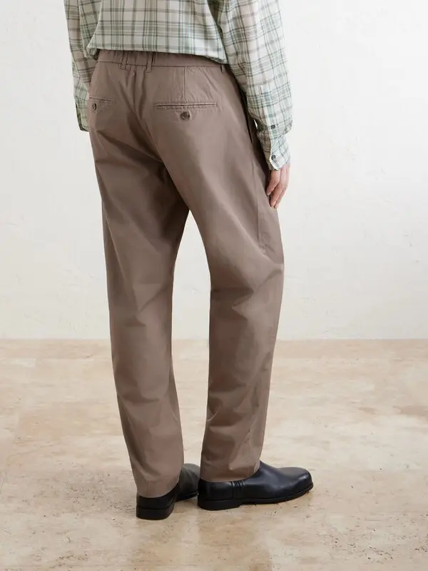 Nn07 Brendan 10042 Straight-leg Organic Cotton-blend Chinos