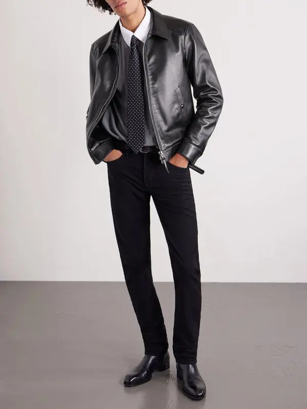 TOM FORD Slim-fit Leather Jacket