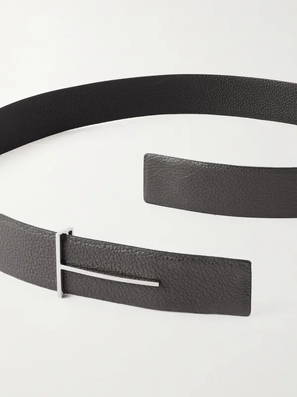 TOM FORD 3.8cm Full-grain Leather Belt