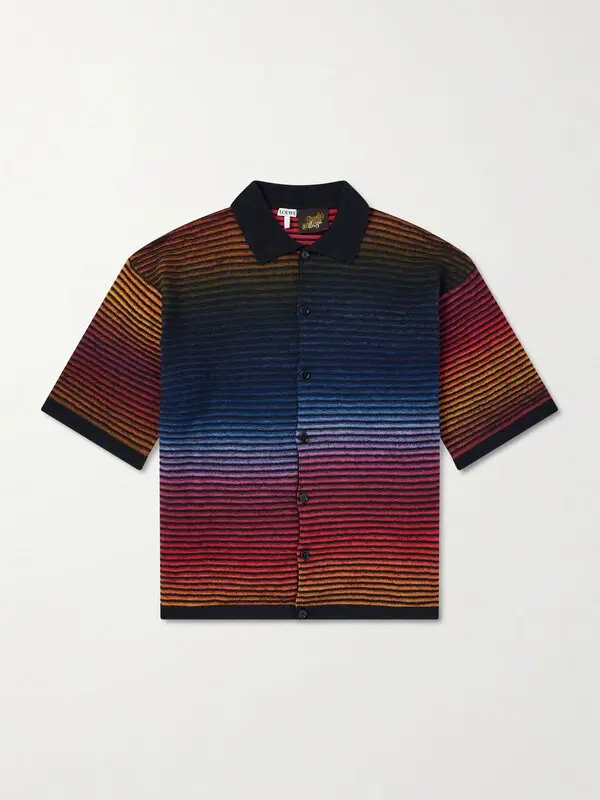 Loewe Paula's Ibiza Knitted Cotton-blend Shirt