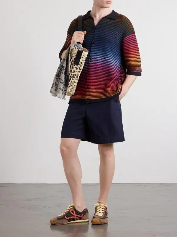 Loewe Paula's Ibiza Knitted Cotton-blend Shirt