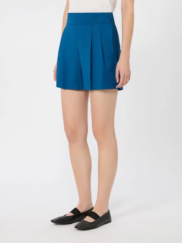 Max Mara Lightweight Wool Tailored Shorts