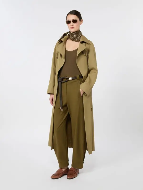 Max Mara Sleeveless Ribbed Viscose Crepe Jumper