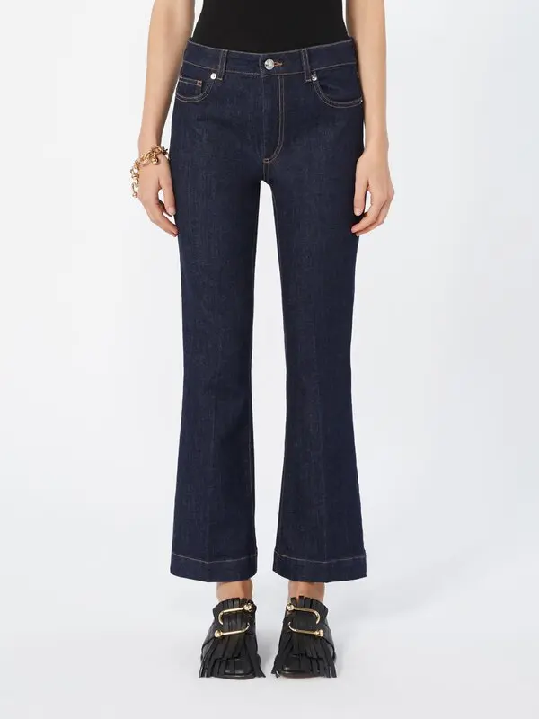 Max Mara Mini Flare Stretch Jeans