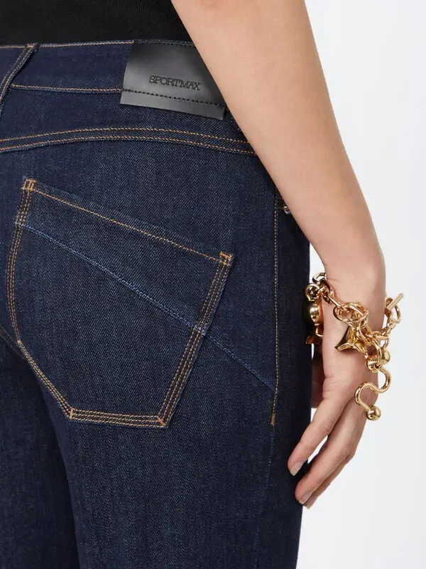 Max Mara Mini Flare Stretch Jeans