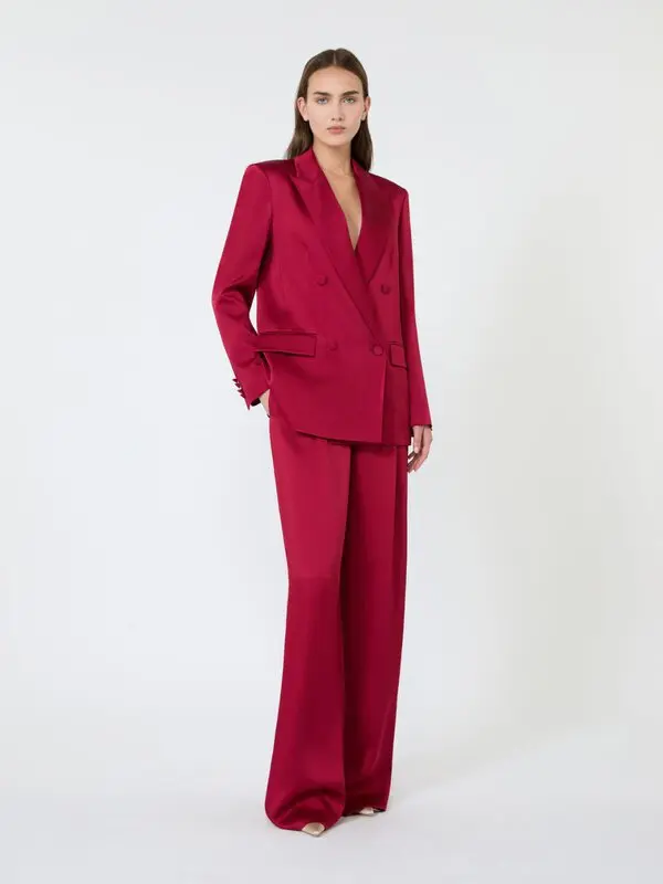 Max Mara Double-breasted Peak Lapel Blazer