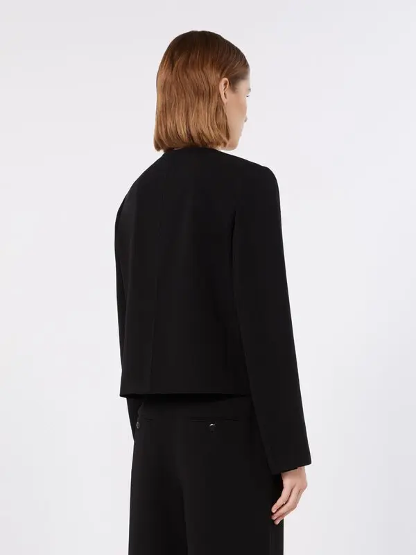 Max Mara Technical Cady Crew-neck Jacket