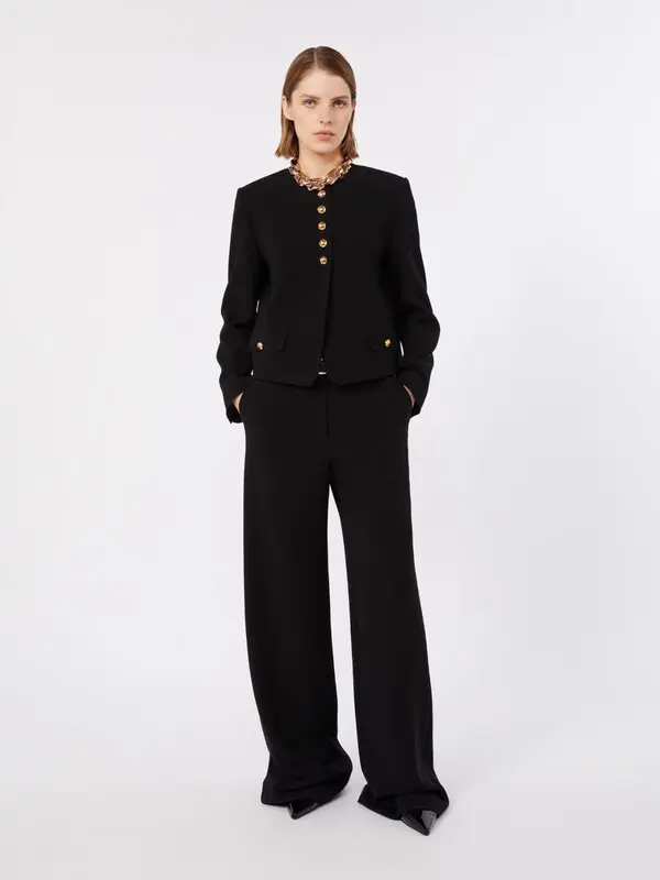 Max Mara Technical Cady Crew-neck Jacket