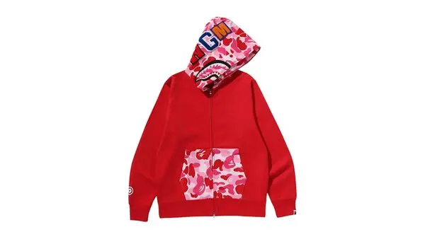 A BATHING APE Abc Camo Shark Full Zip Hoodie