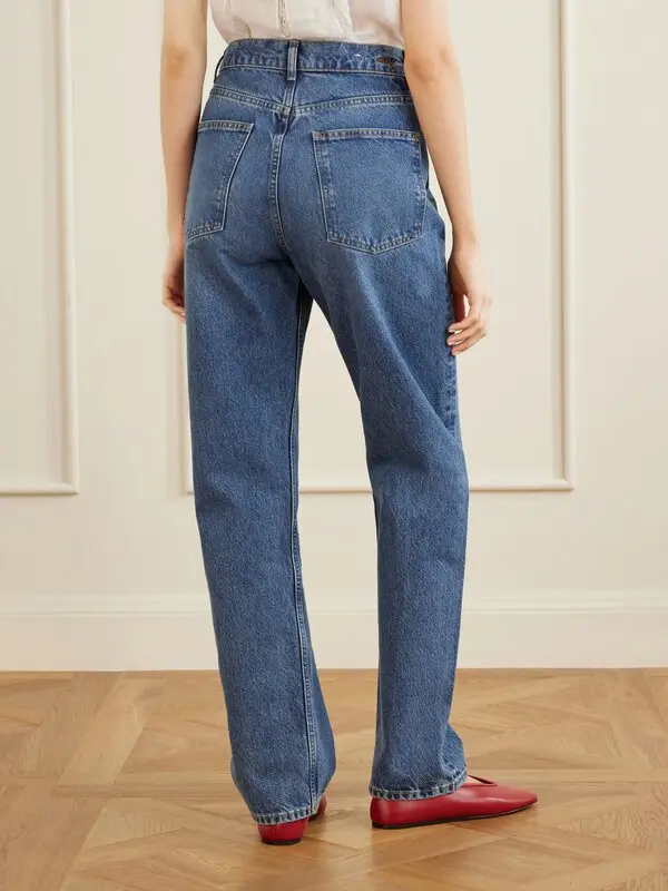 SKALL STUDIO Sharon Mid-rise Straight-leg Jeans