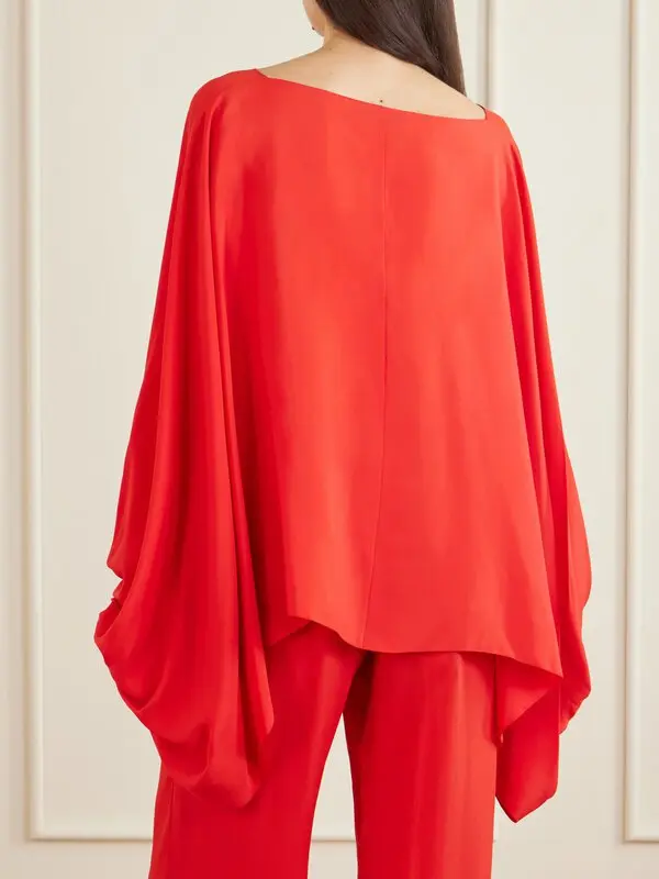 Sharon Wauchob Cul Silk-satin Jacket - Red