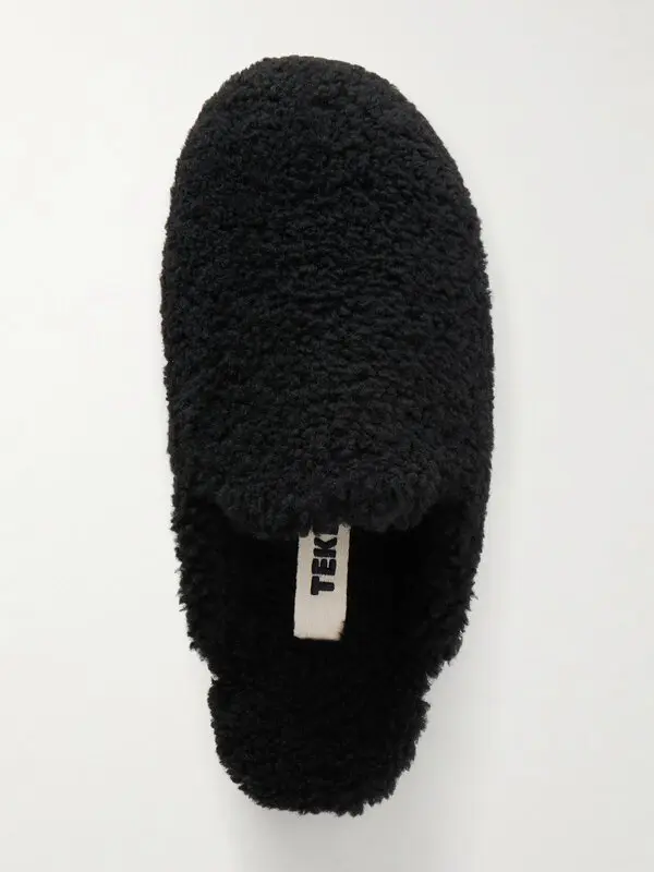 TEKLA Shearling Slip-on Slippers