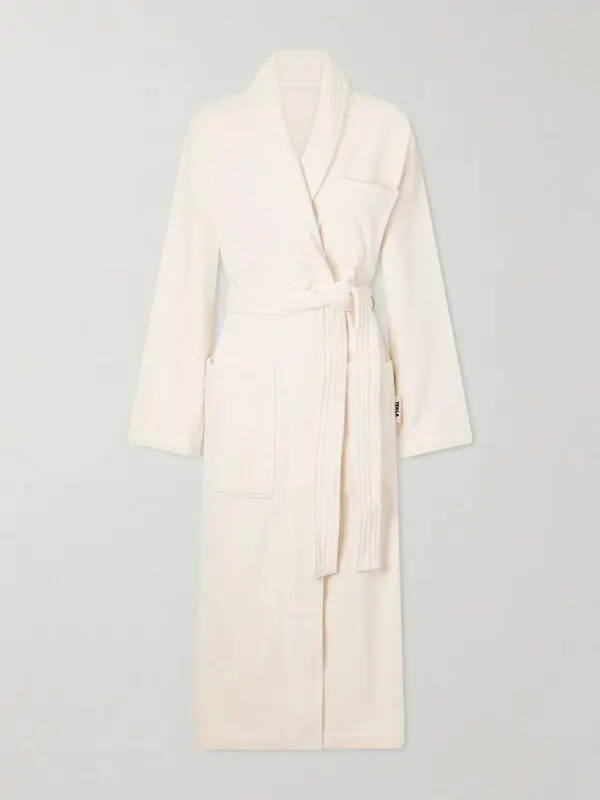 TEKLA Belted Organic Cotton-terry Robe