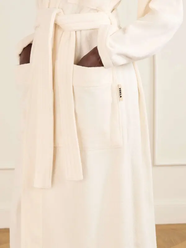TEKLA Belted Organic Cotton-terry Robe