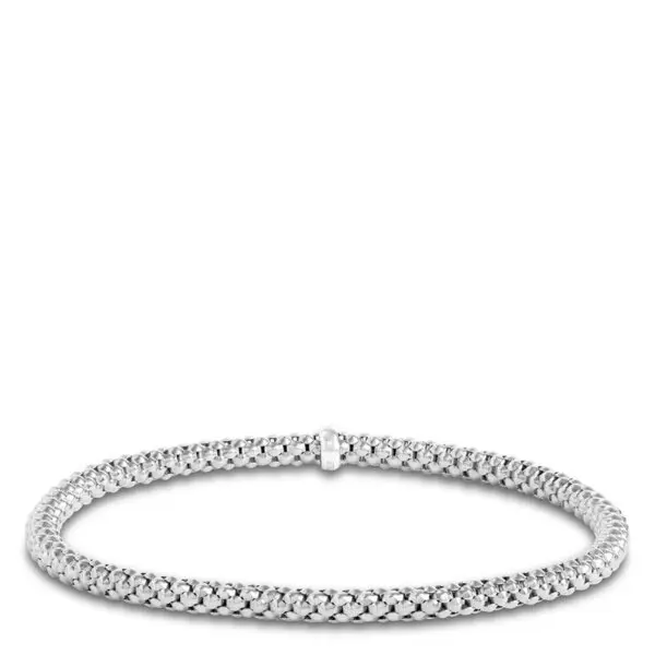 Toscano Sterling Silver Stretchy Bracelet - Ss