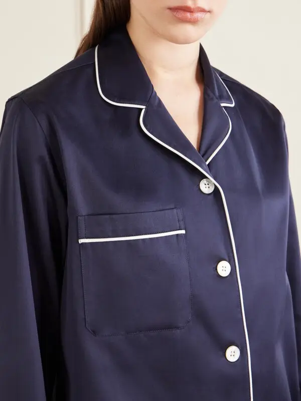 TEKLA Organic Cotton Pajama Shirt