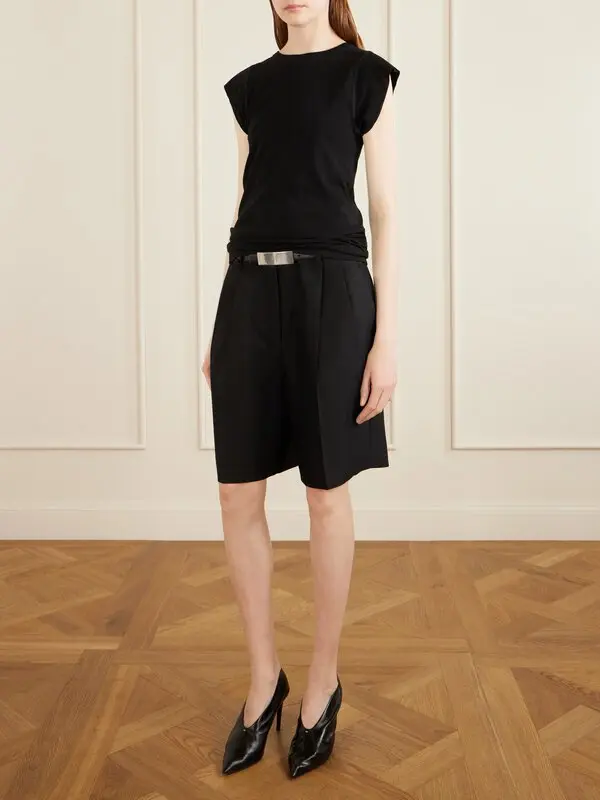 Khaite Angel Cotton-jersey T-shirt - Black