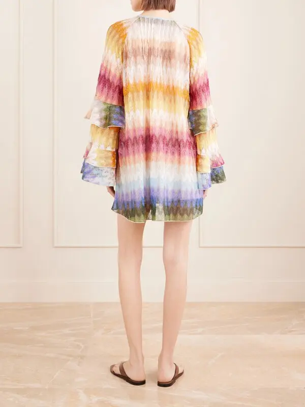 Missoni Chevron Knit Mini Dress - Multi