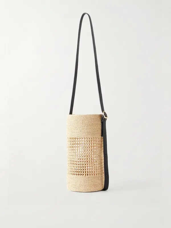 Khaite Billie Small Raffia Bucket Bag - Multi