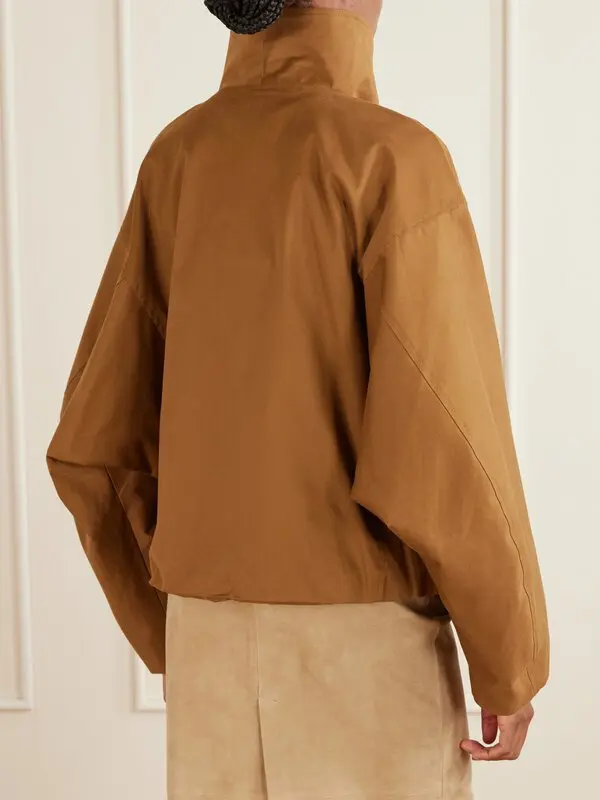 Nour Hammour François Cotton-blend Canvas Zip-up Jacket