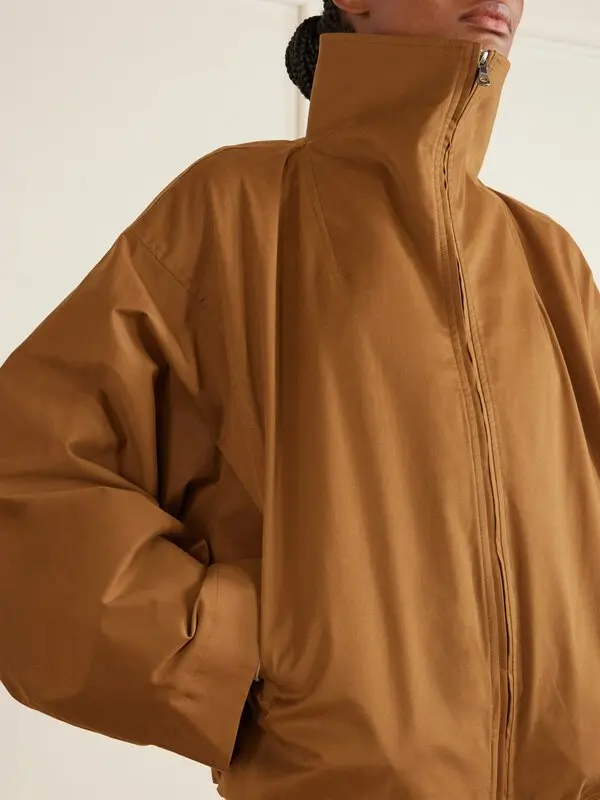 Nour Hammour François Cotton-blend Canvas Zip-up Jacket