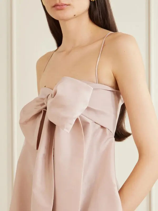 Bernadette Bailey Bow-detailed Taffeta Gown