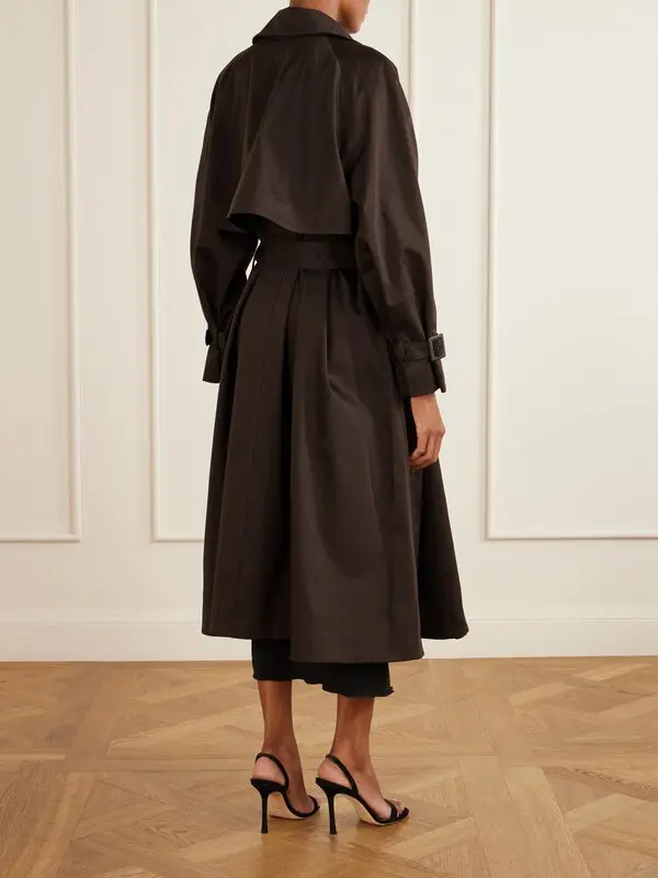 Nour Hammour Marchand Cotton-blend Trench Coat