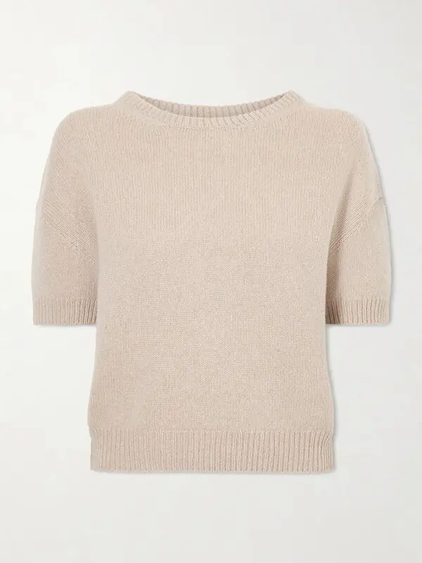 Khaite Golden Cashmere Sweater - Neutrals