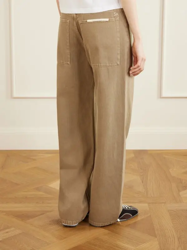 Still Here Sport Low-rise Straight-leg Jeans - Brown