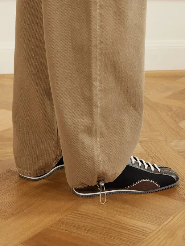 Still Here Sport Low-rise Straight-leg Jeans - Brown