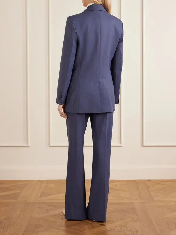 Victoria Beckham Katherine Twill Blazer - Blue
