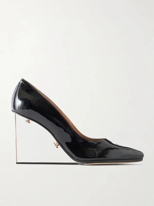 MAISON MARGIELA Tabi Claw Leather Wedge Pumps