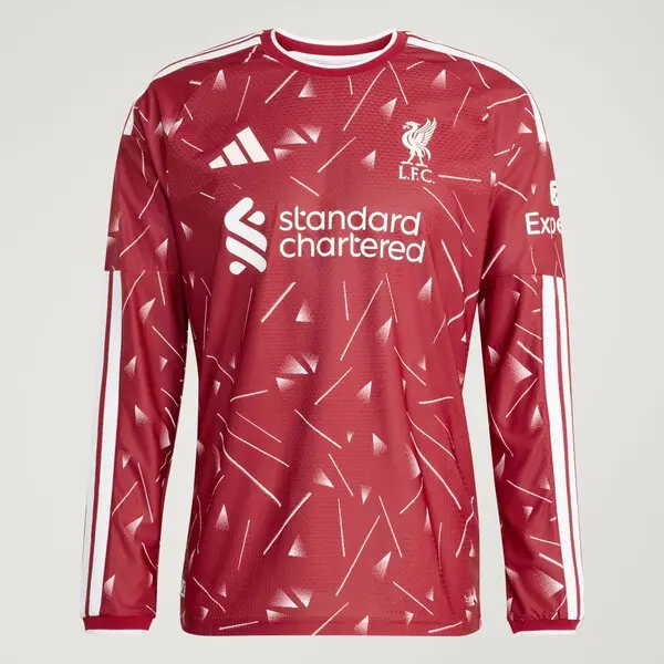 Adidas Liverpool Fc 26/27 Authentic Long Sleeve Jersey - Active Maroon