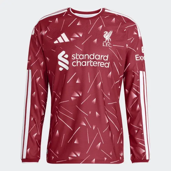 Adidas Liverpool Fc 26/27 Authentic Long Sleeve Jersey - Active Maroon