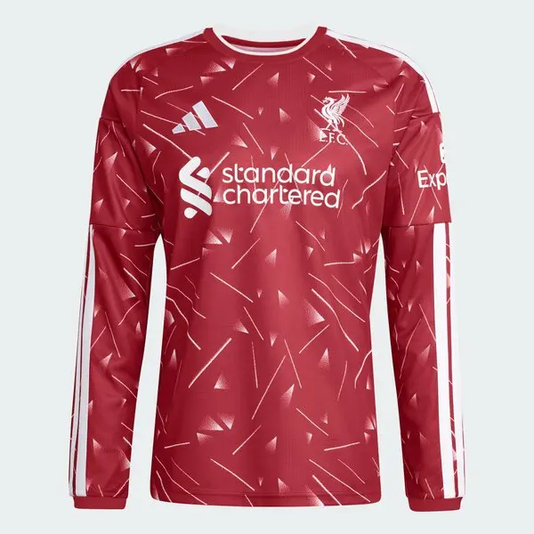 Adidas Liverpool Fc 26/27 Home Long Sleeve Jersey - Active Maroon