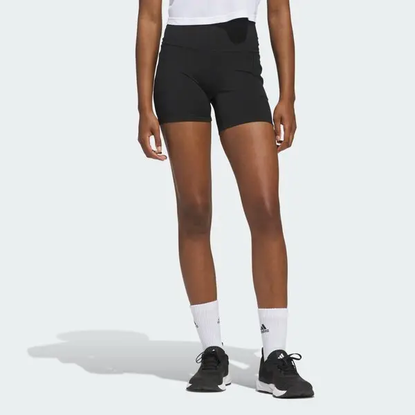 Adidas 3 Stripes Studio All Me Booty Short Leggings 2xs 5 - Black