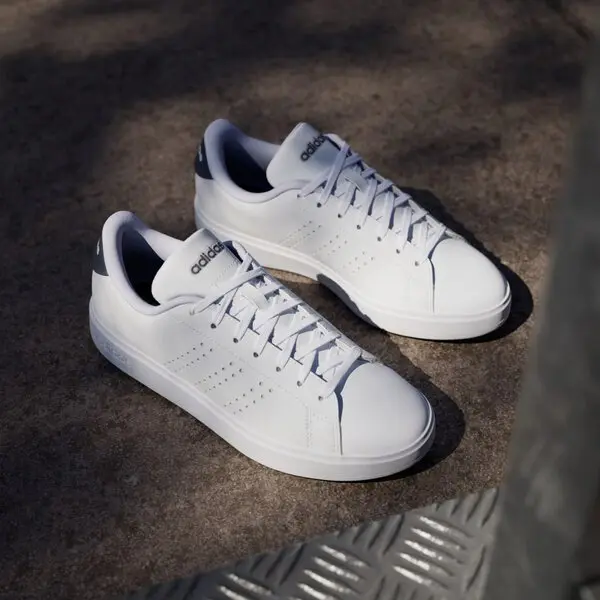 Adidas Advantage 2.0 Lace-up Sneakers - Cloud White / Cloud White / Shadow Navy